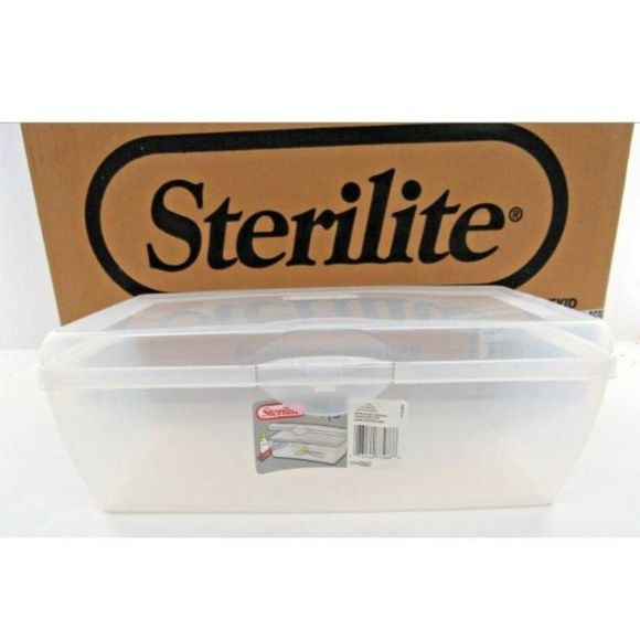 Sterilite | Storage & Organization | Sterilite Large Clear Flip Top ...